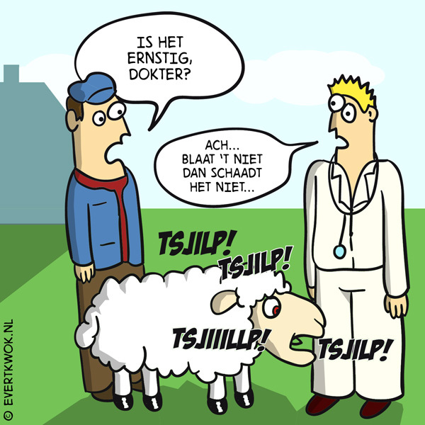 is het ernstig dokter? #cartoon - TQ